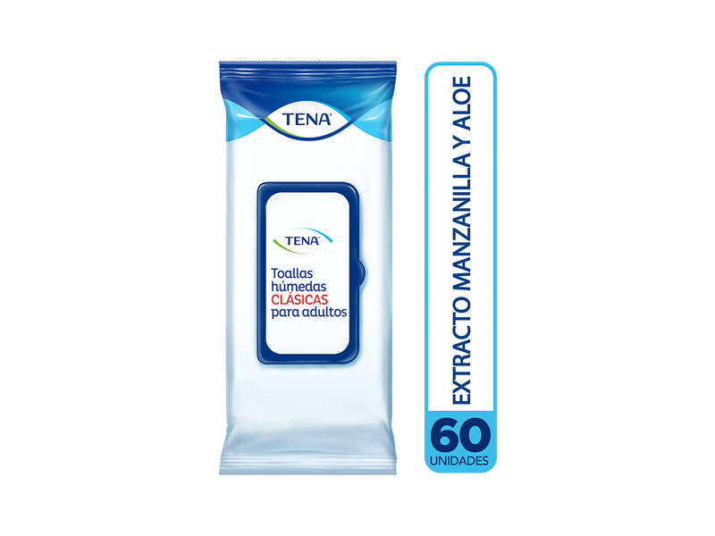 TENA Toallas Húmedas Clásicas