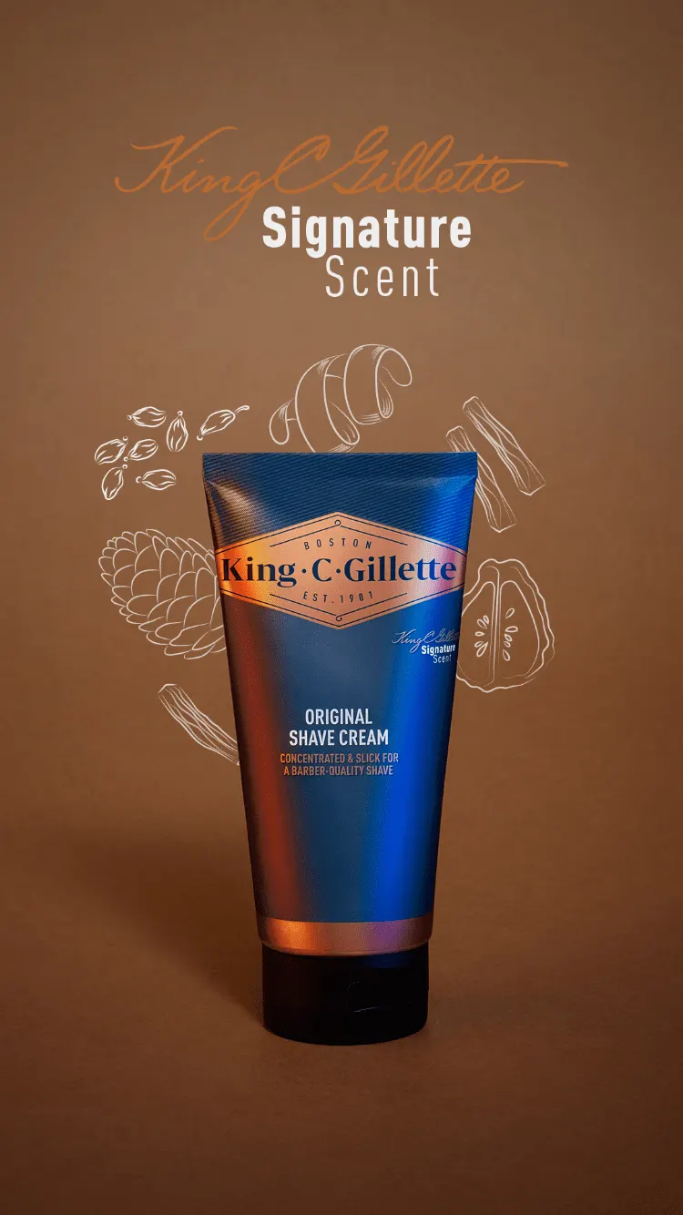 King C. Gillette rakkräm för män |Gillette Sverige