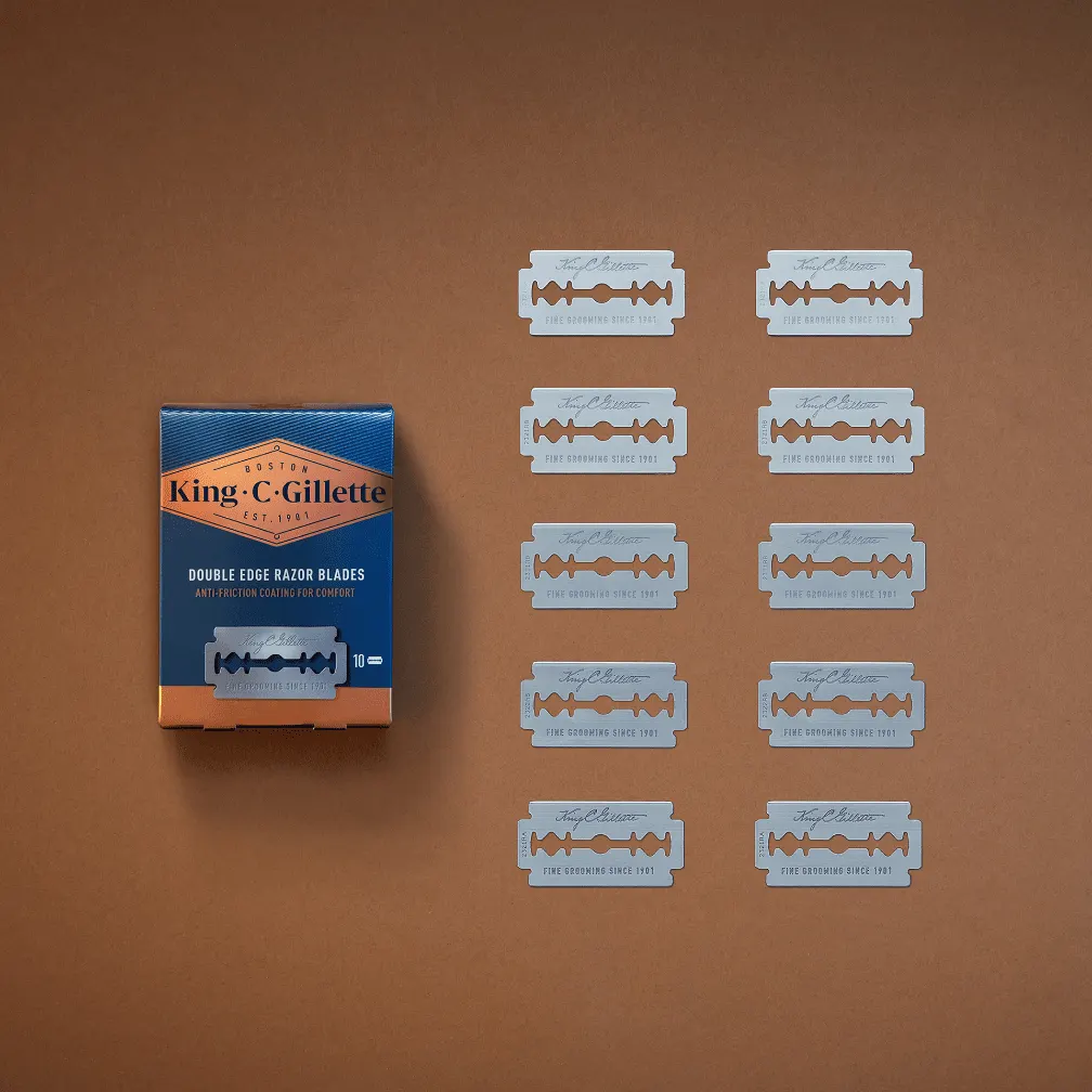Double Edge rakblad - King C. Gillette | Gillette Sverige