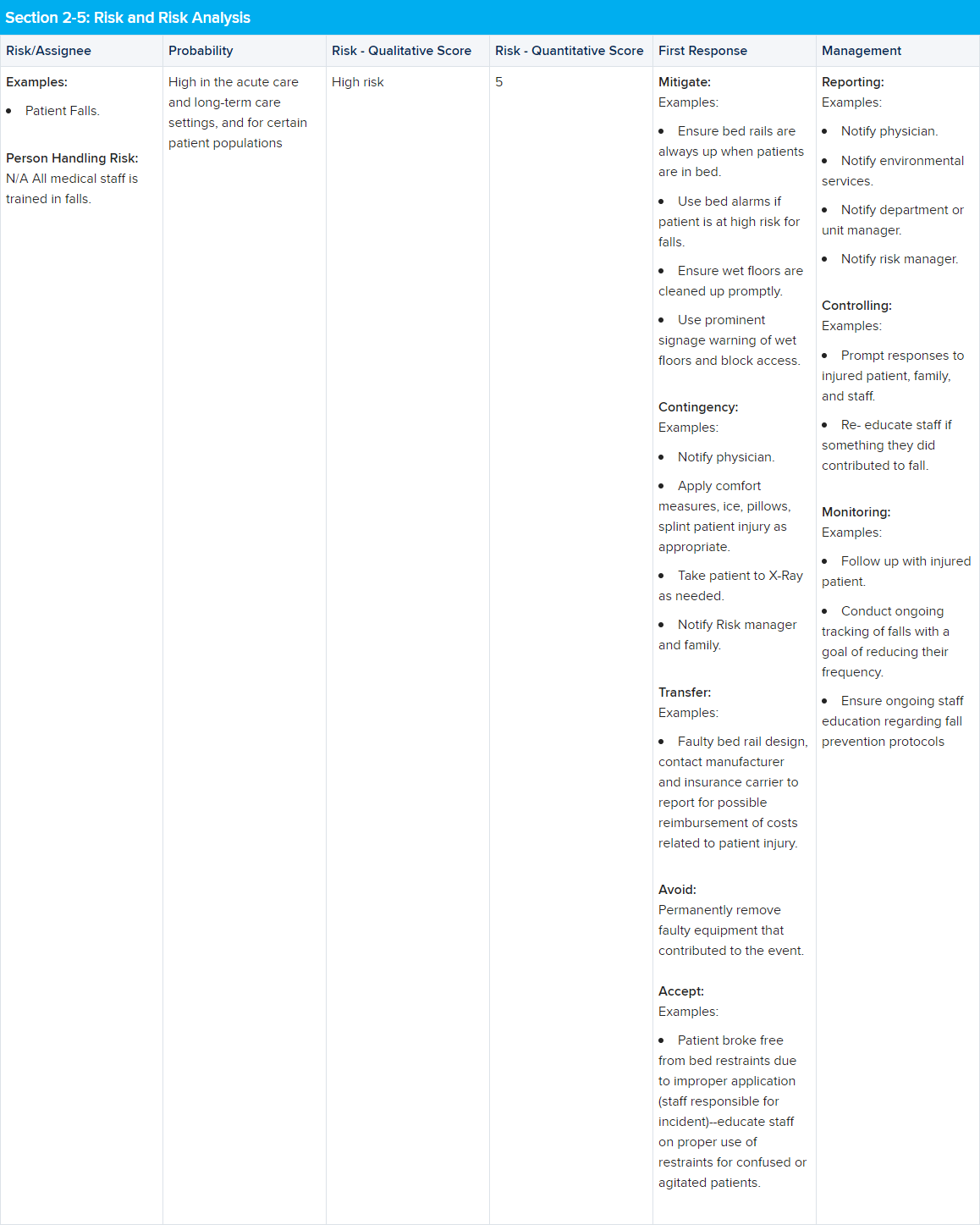 Creating a Risk Management Plan in Healthcare [Plus Example]