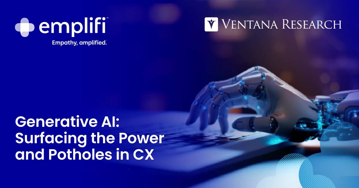 Webinar recap: Generative AI — Surfacing the power and potholes in CX | Emplifi