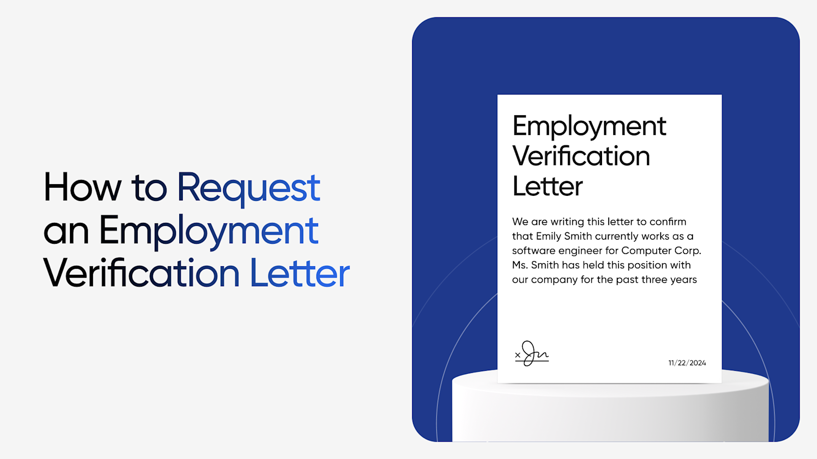 How to Request an Employment Verification Letter | Truv