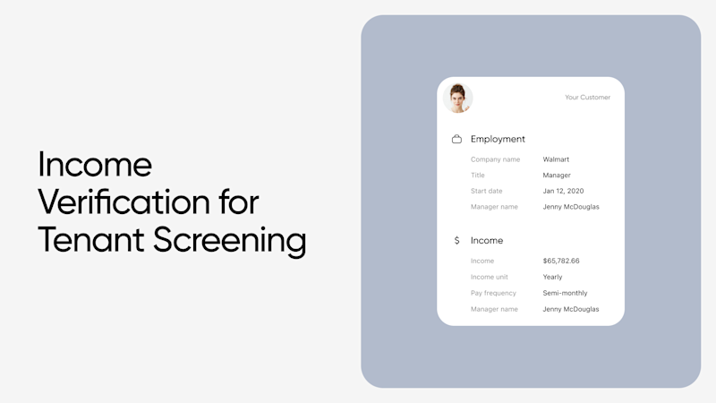 Income Verification for Tenant Screening | Truv
