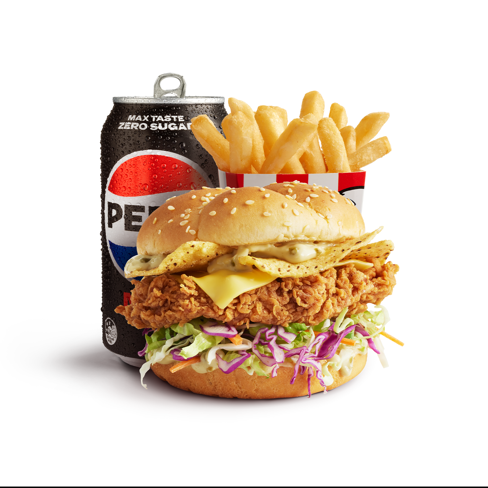 Zinger® Crunch Burger™ Combo | BURGERS | KFC Menu