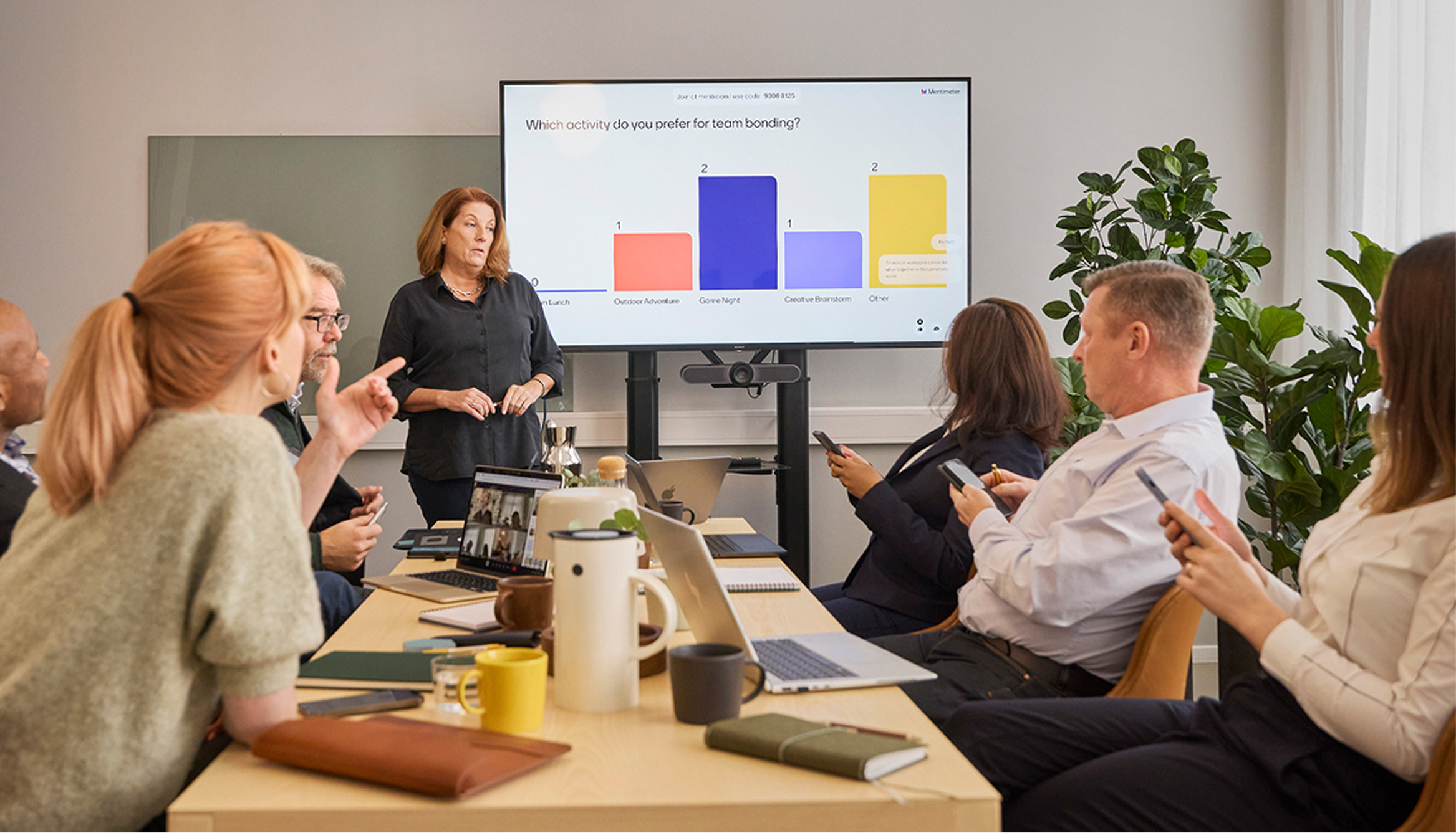 Interactive presentation & audience engagement tool - Mentimeter