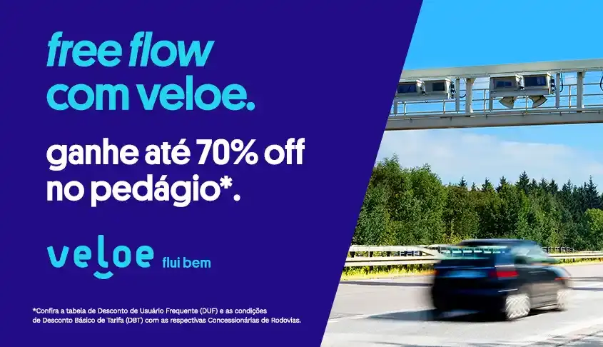 Veloe | Passe Direto em Pedágios, Estacionamentos e Muito Mais