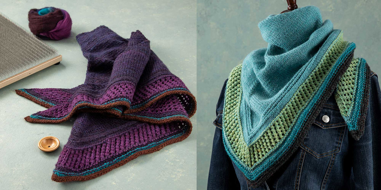 Ancient Earth Shawl: Creating Color Formulas for Blending Boards | Spin Off