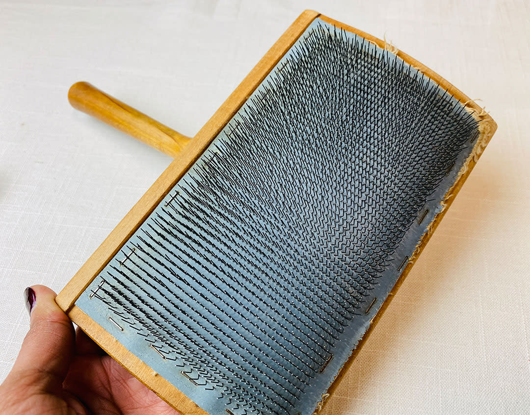 Cleaner Carding: How to Keep Your Handcards Spick-and-Span | Spin Off