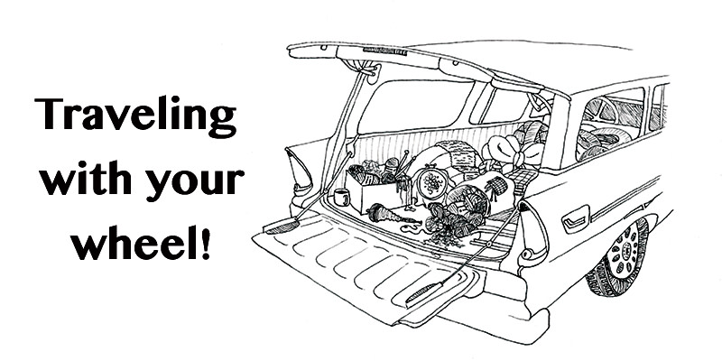 Portable Spinning Wheels: 4 Tips for Traveling with Your Wheel | Spin Off