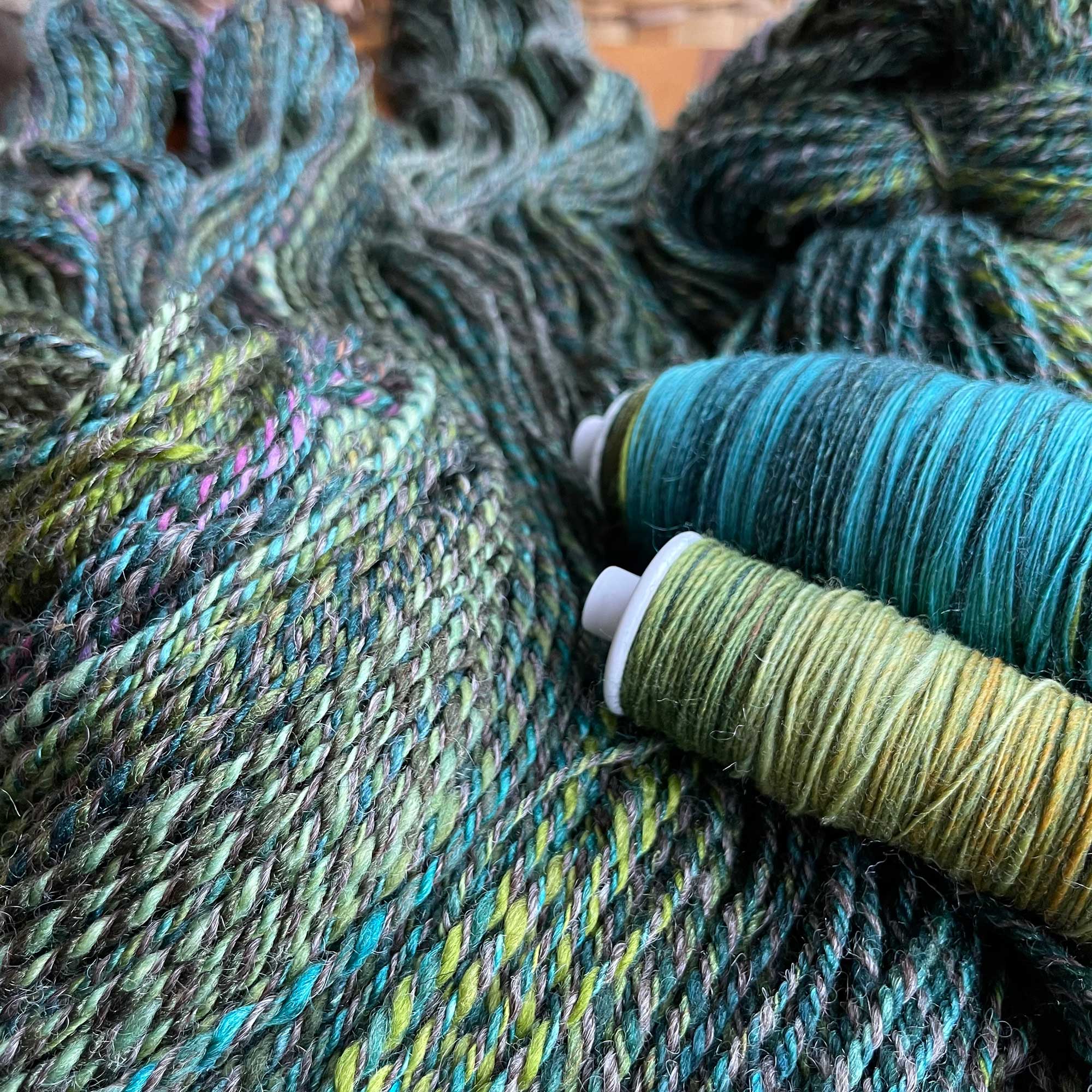 Solace Spinning 2: Plying a Sweet Scrap Yarn | Spin Off