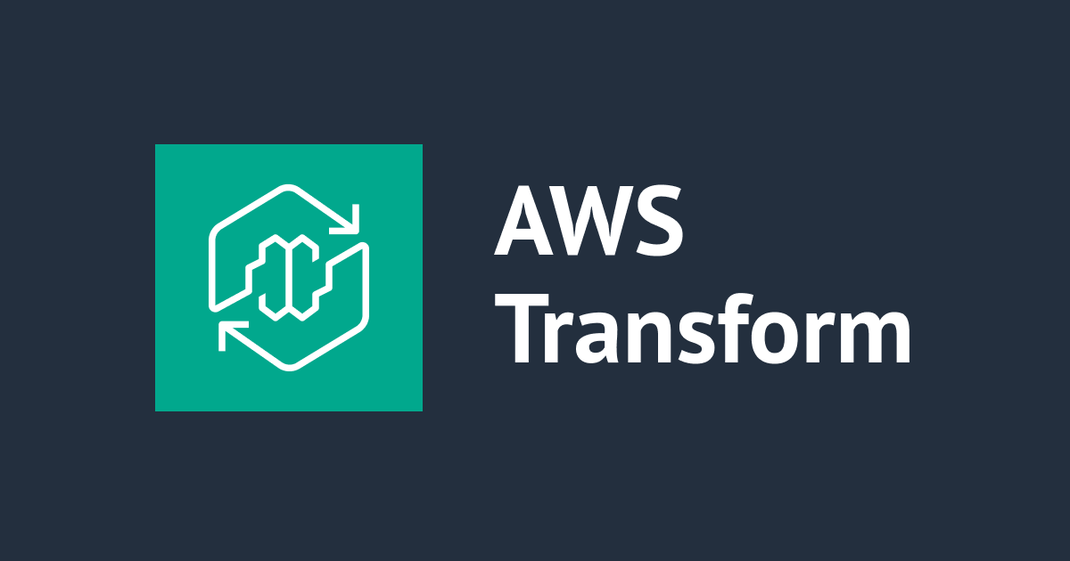 [GA] Amazon Q Developer のコード変換機能が AWS Transform として GA したので、AWS Transform for .NET を使ってみた ...