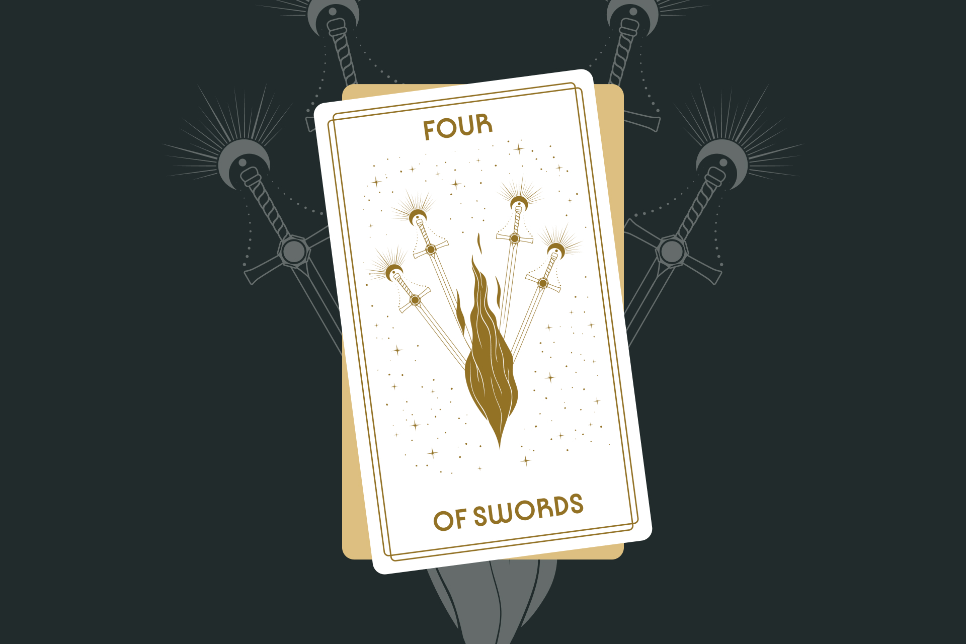 Four of Swords Tarot Card Meaning and Keywords