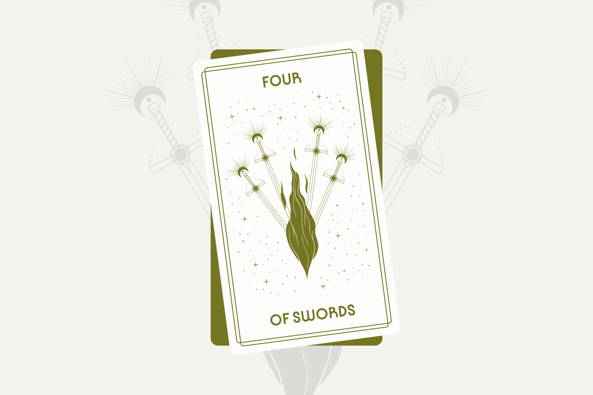 Four of Swords Tarot Card Meaning and Keywords