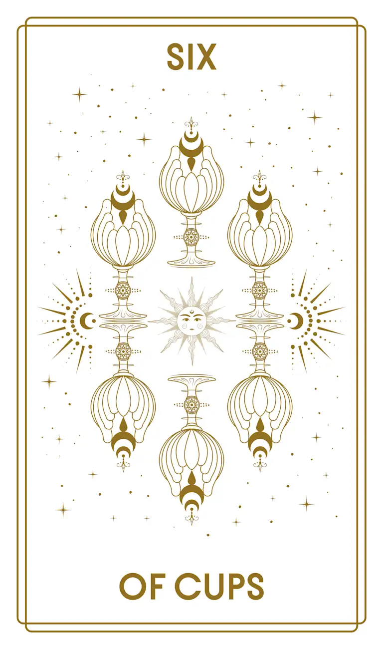 Six of Cups Tarot Card Meaning and Keywords