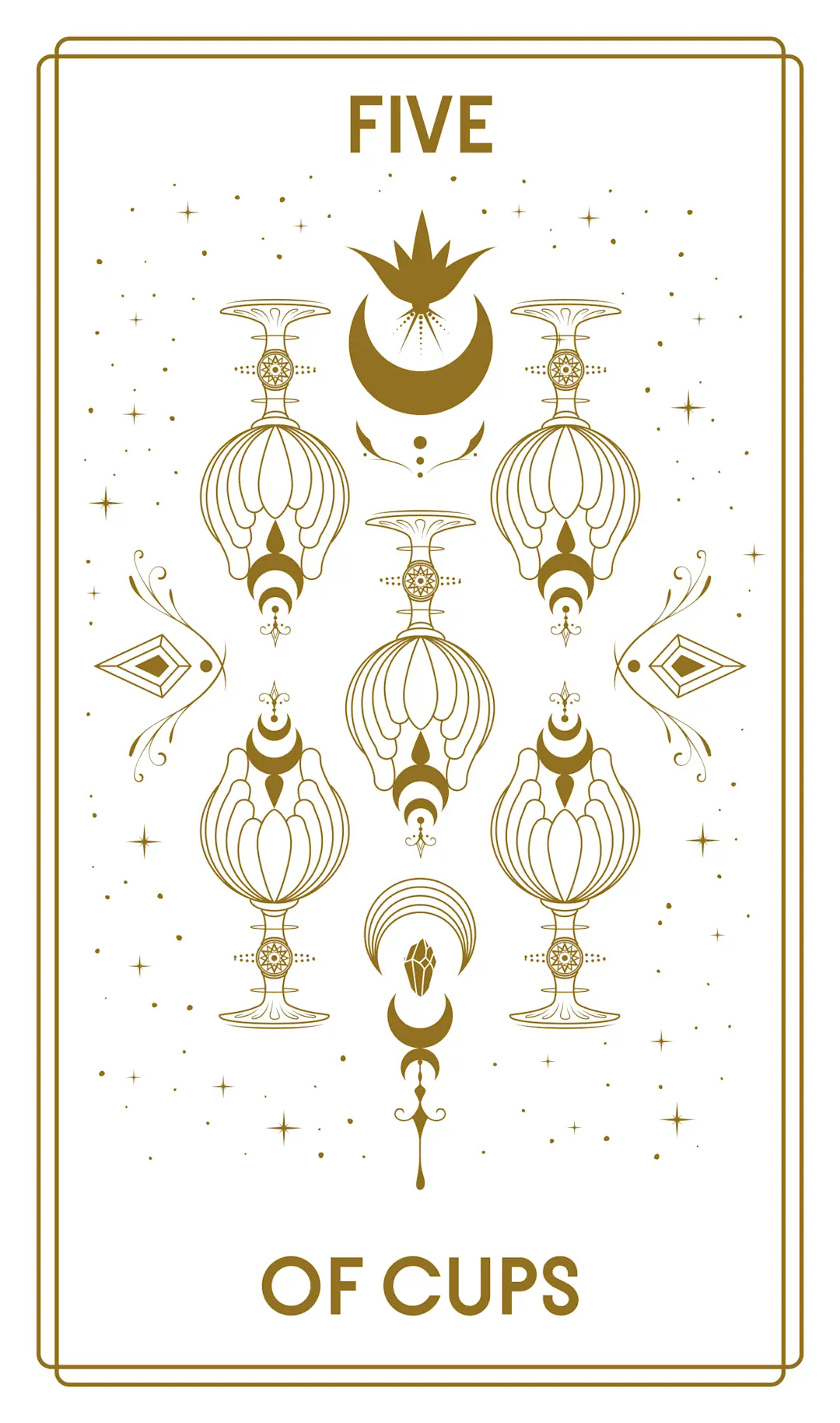Five of Cups Tarot Card Meaning and Keywords
