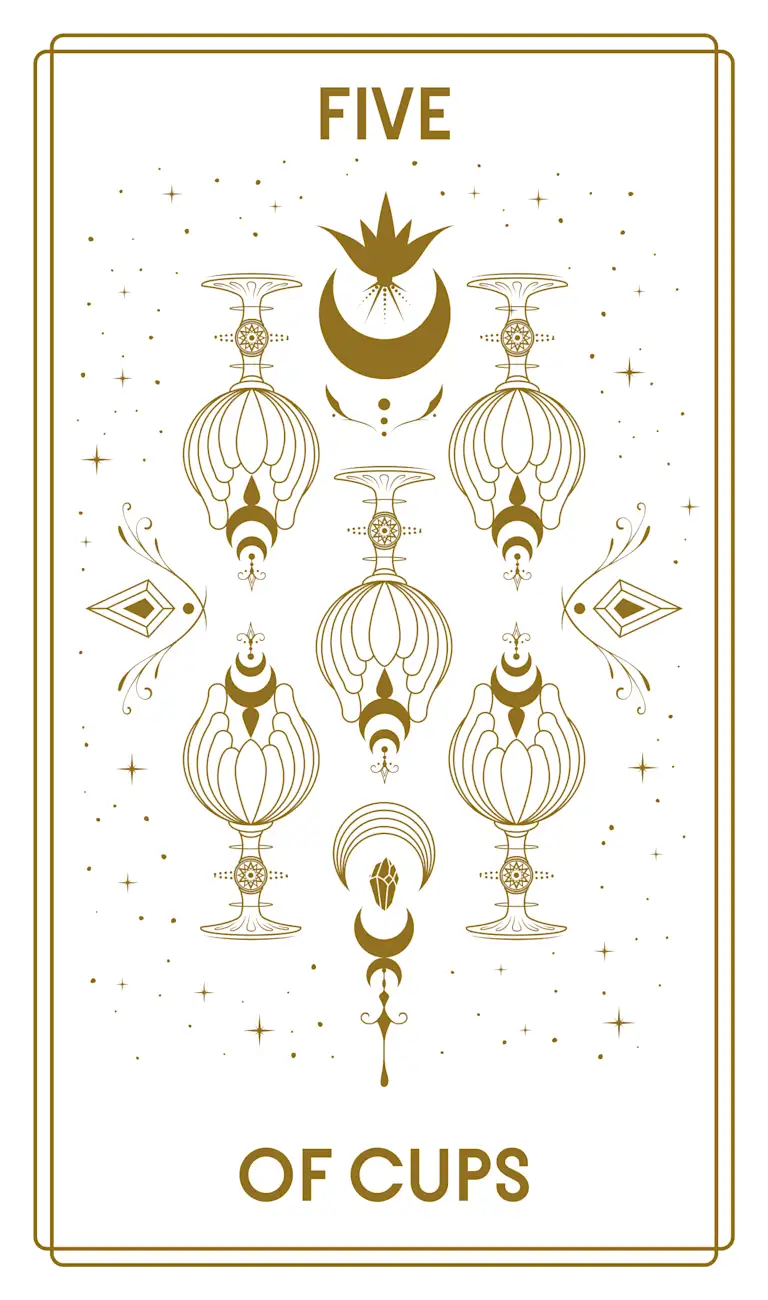 Five of Cups Tarot Card Meaning and Keywords