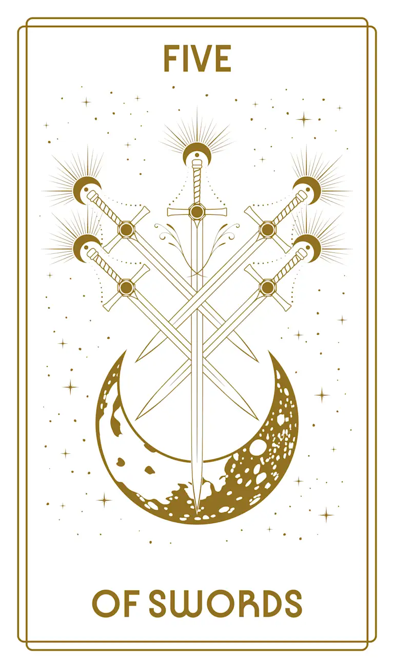 Five of Swords Tarot Card Meaning and Keywords