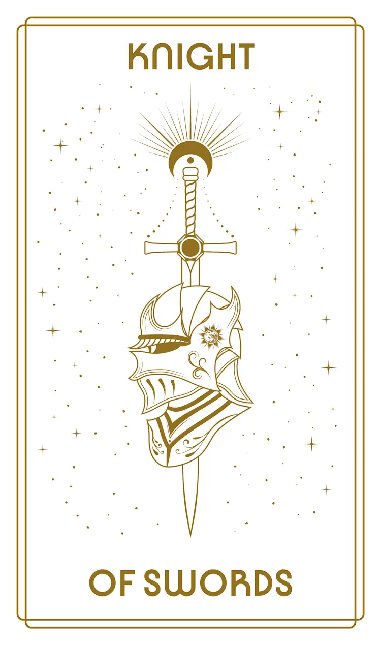 Knight of Swords Tarot Card Meaning and Keywords