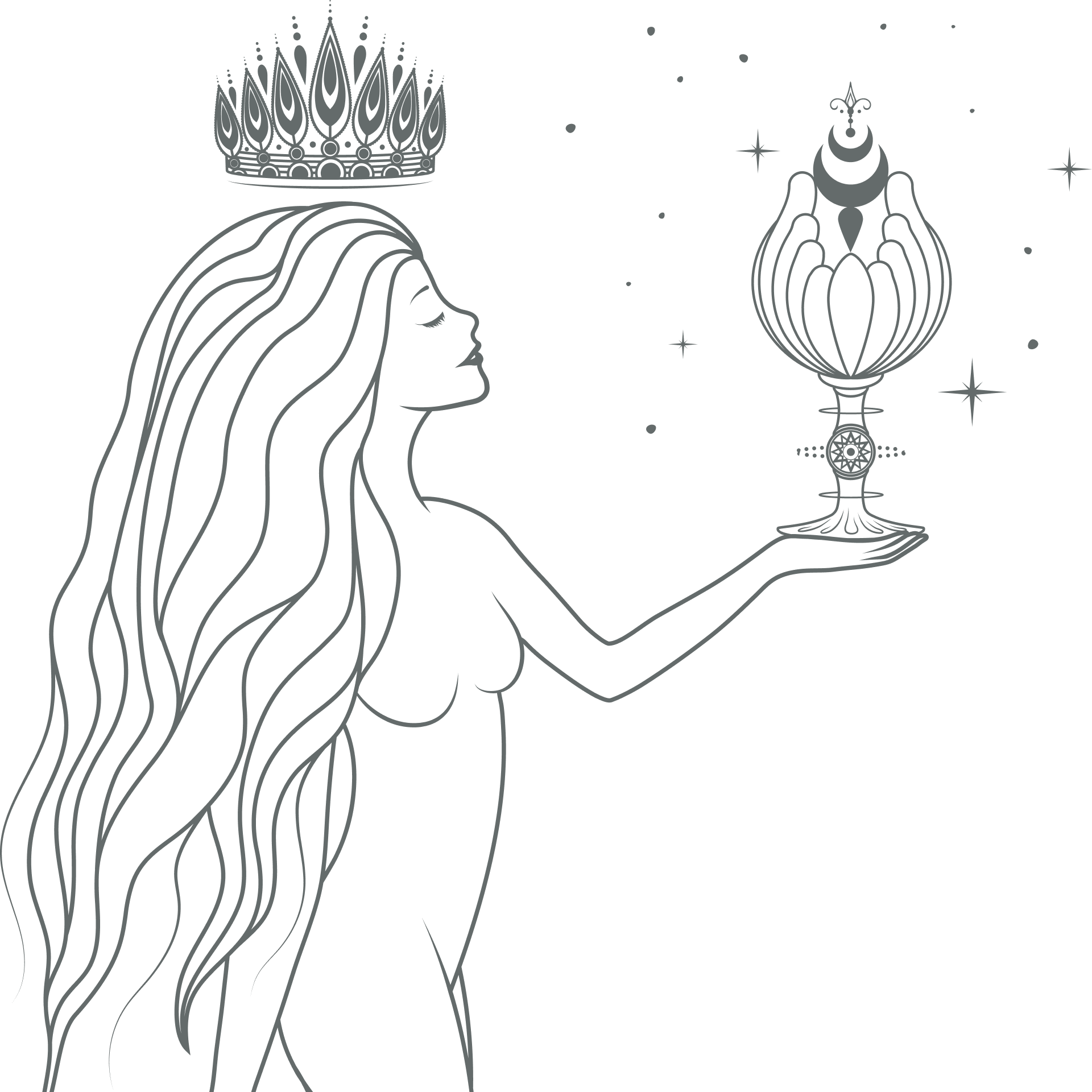 Queen of Cups Tarot Card Meaning and Keywords