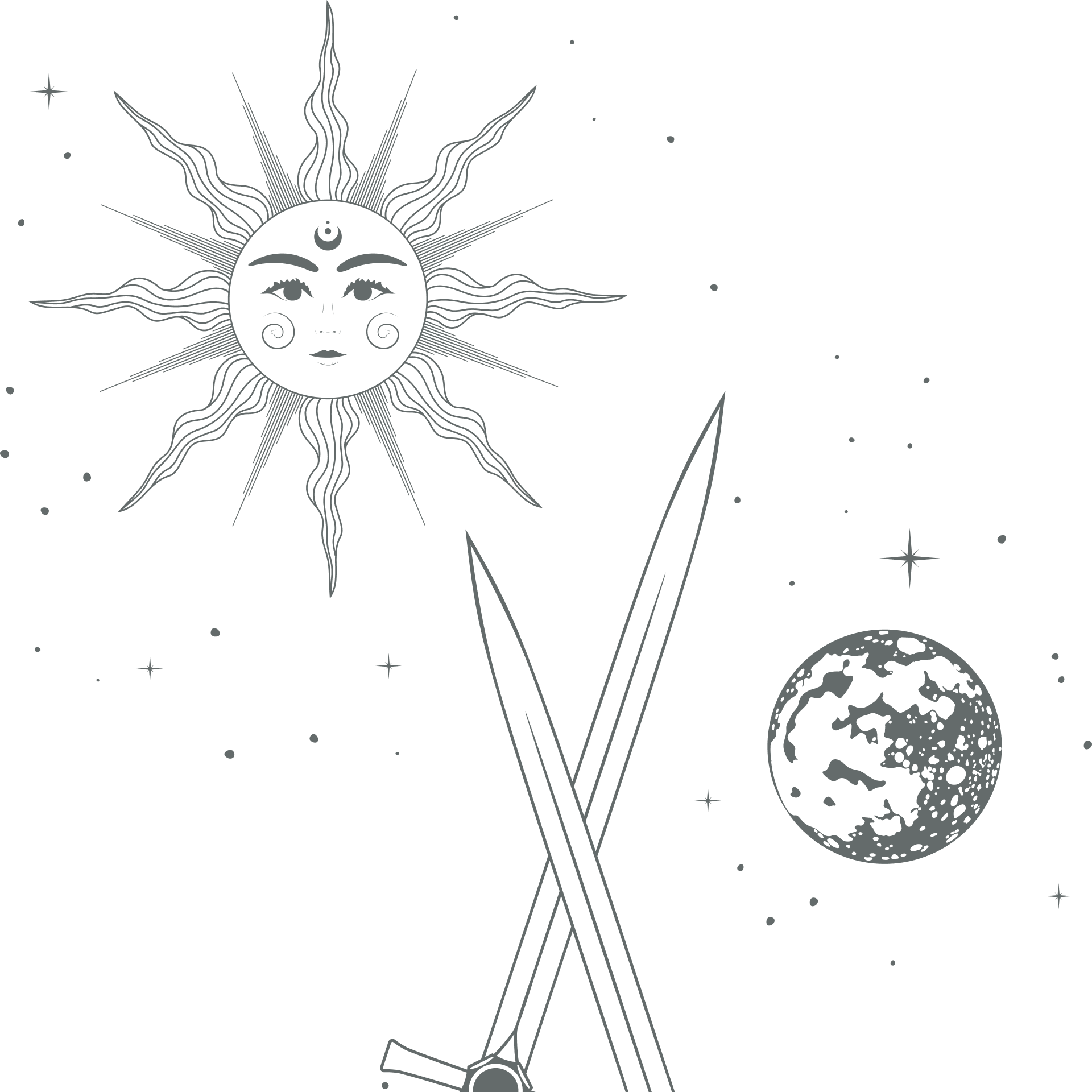 Two of Swords Tarot Card Meaning and Keywords
