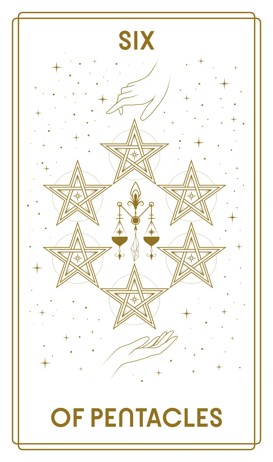 Six of Pentacles Tarot Card Meaning and Keywords