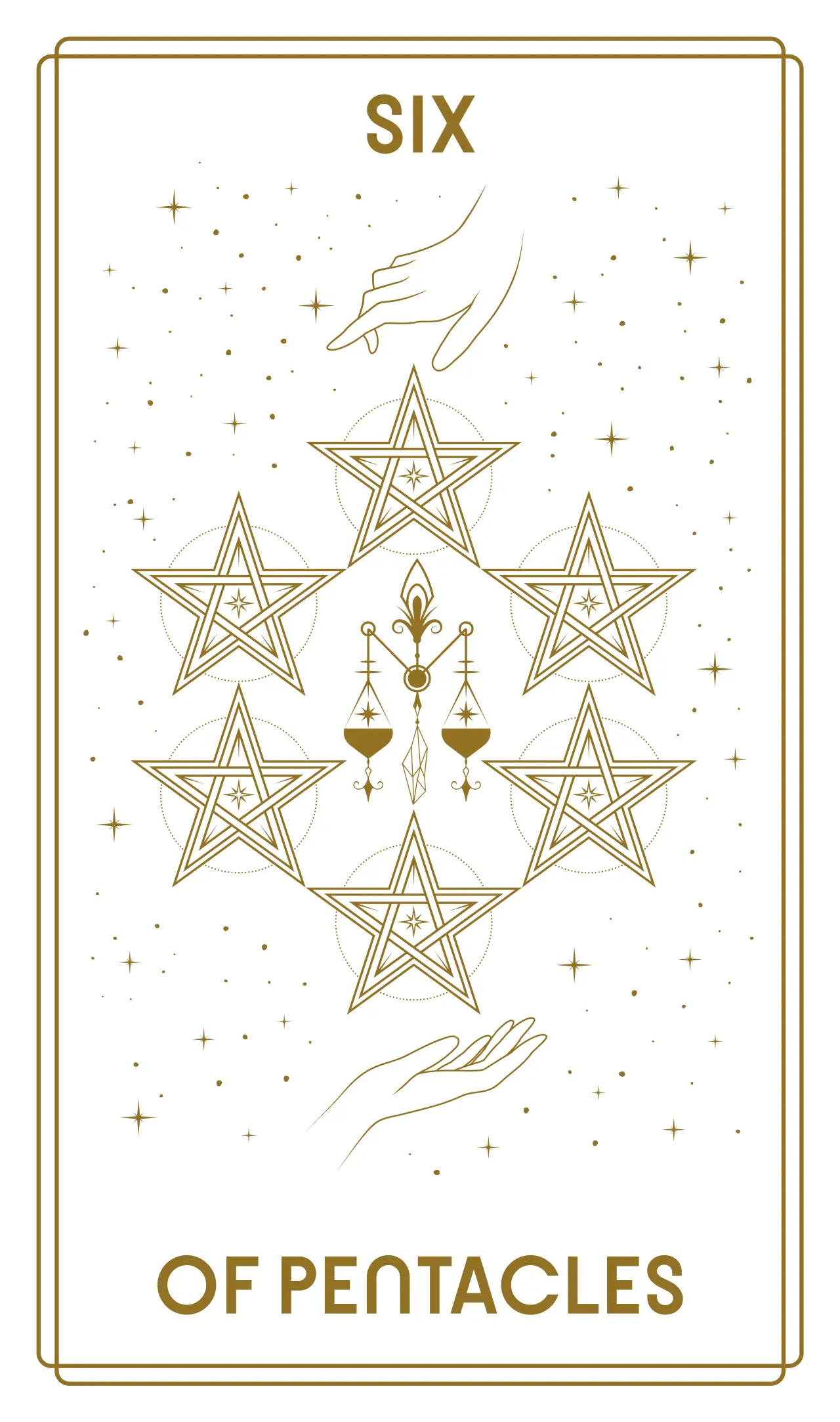 Six of Pentacles Tarot Card Meaning and Keywords