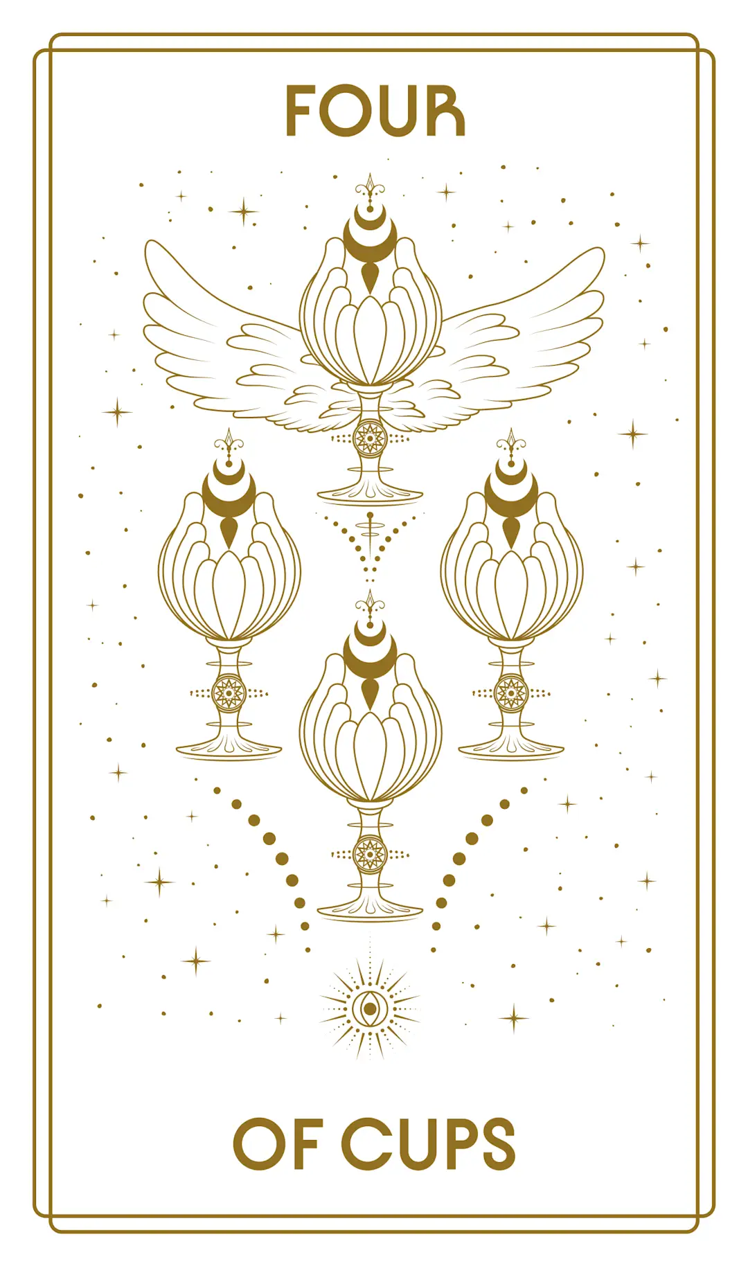 Four of Cups Tarot Card Meaning and Keywords