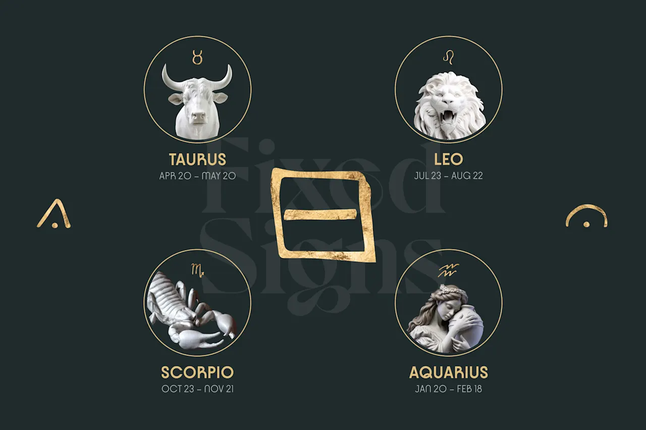 Fixed Signs: The 4 Zodiacs, Their Meaning and Personality
