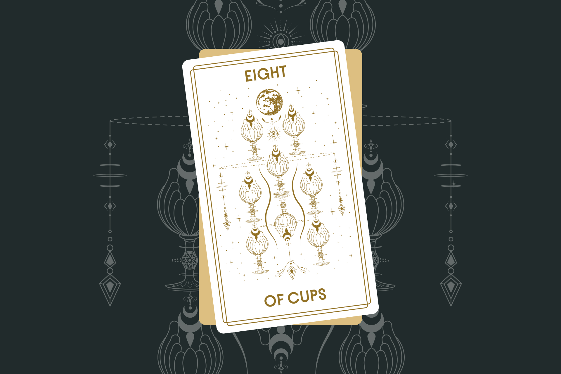 Eight of Cups Tarot Card Meaning and Keywords