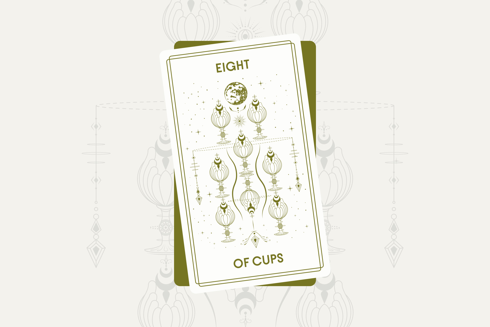 Eight of Cups Tarot Card Meaning and Keywords
