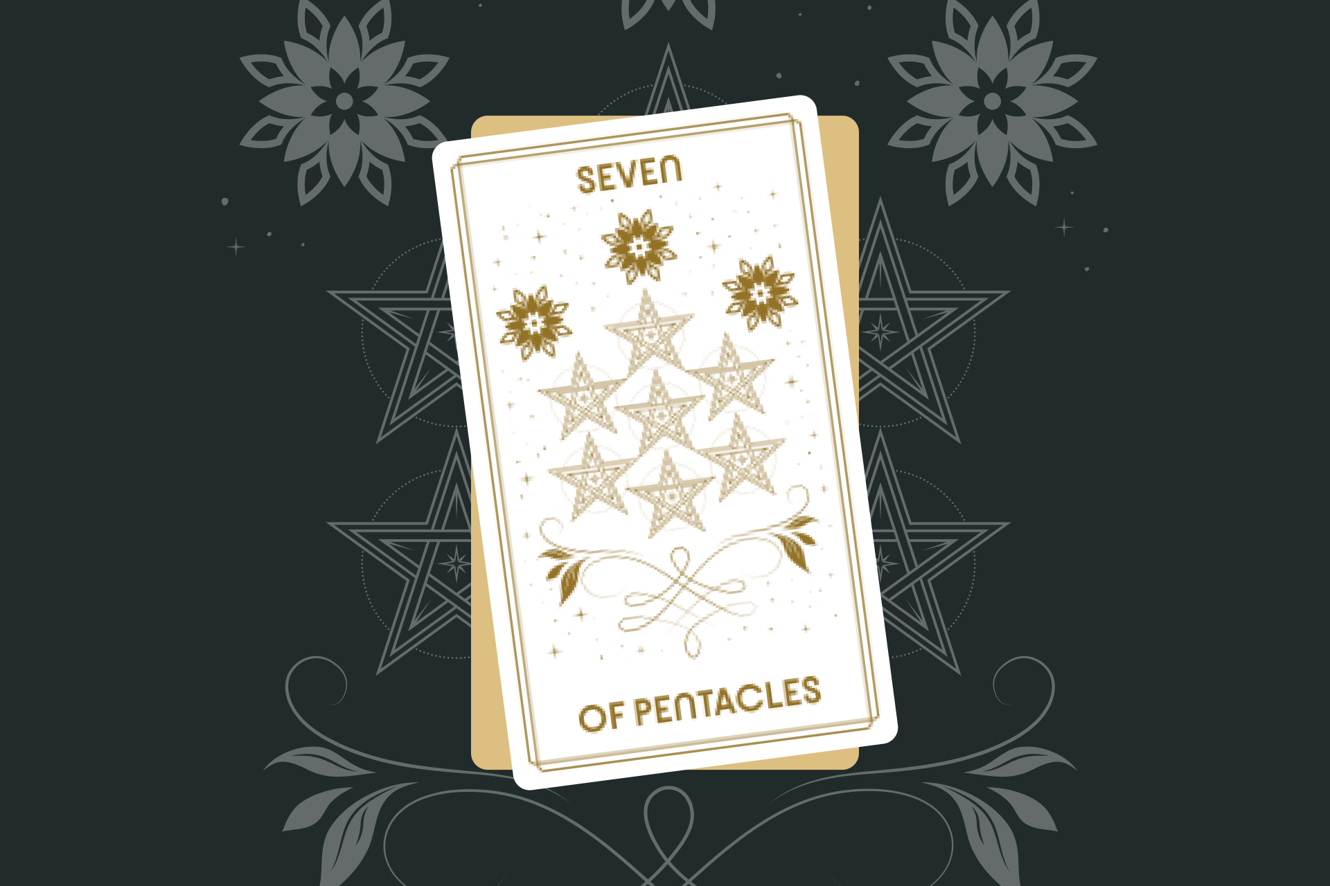 Seven of Pentacles Tarot Card Meaning and Keywords