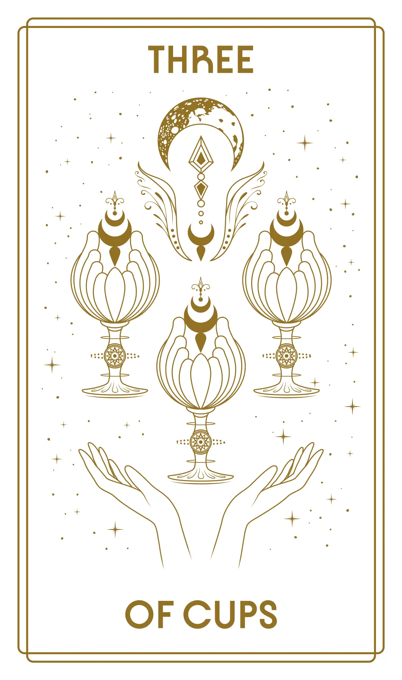 Three of Cups Tarot Card Meaning and Keywords
