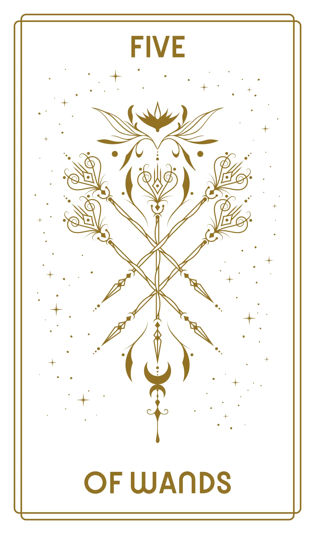 Five of Wands Tarot Card Meaning and Keywords
