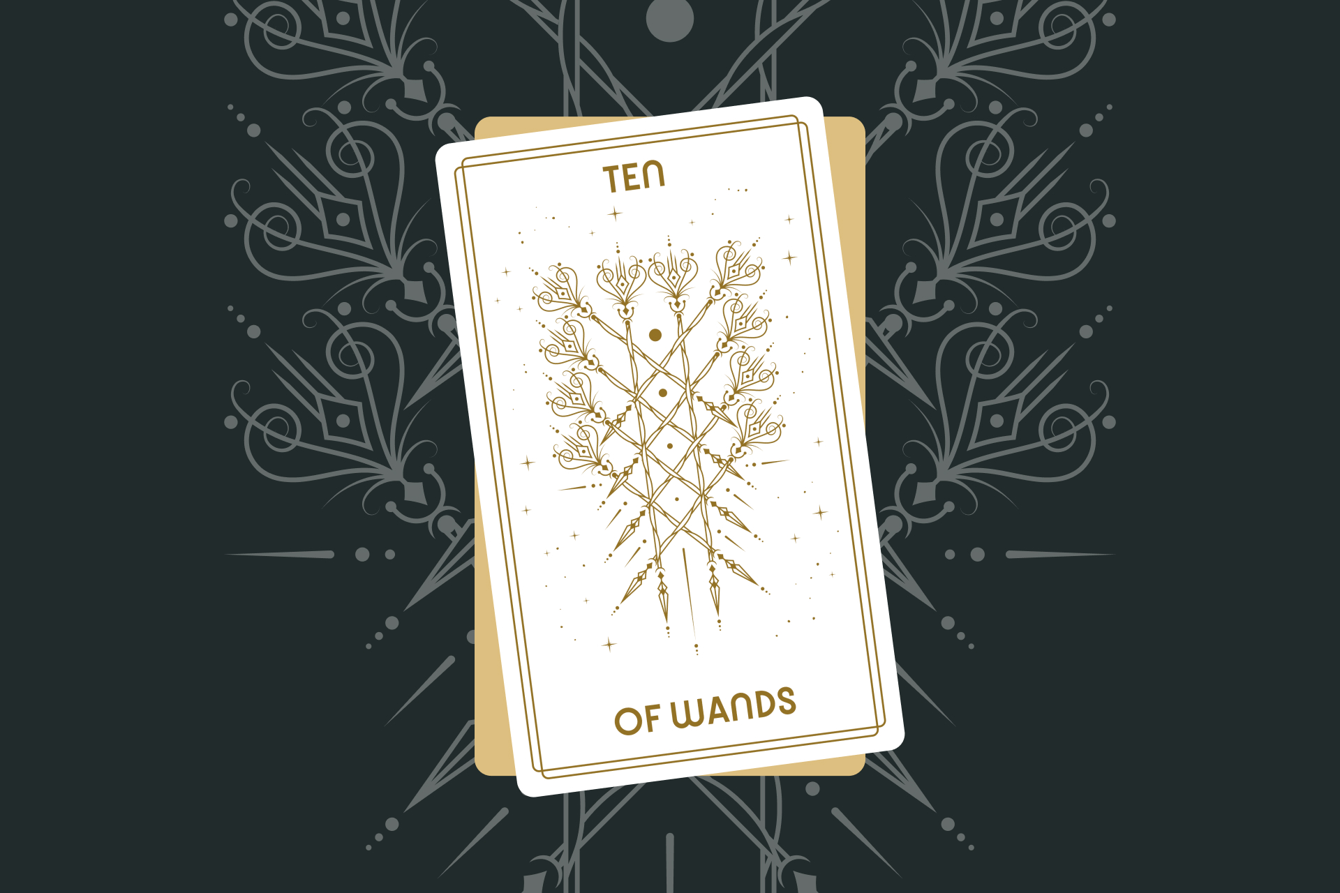 Ten of Wands Tarot Card Meaning and Keywords