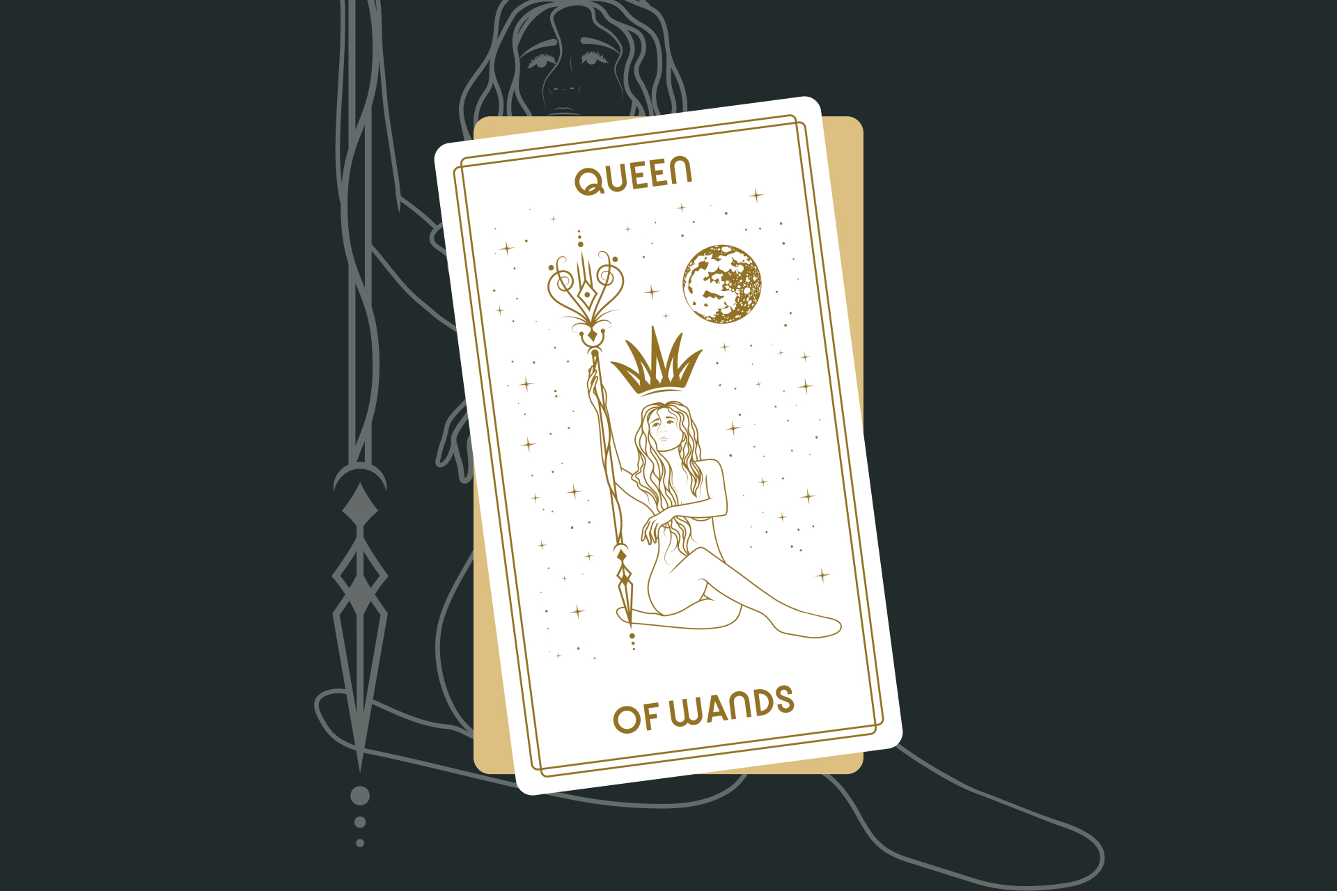 Queen of Wands Tarot Card Meaning and Keywords