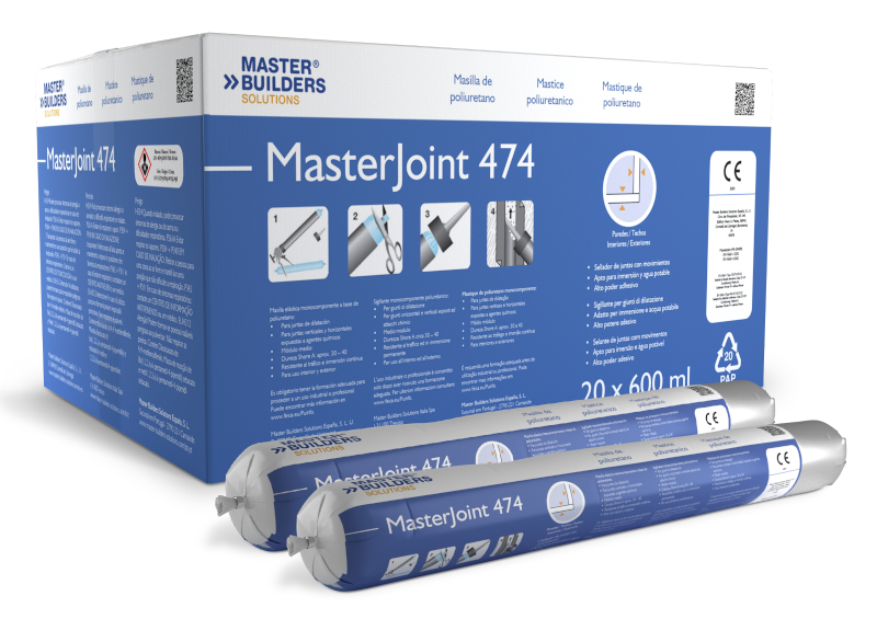 MasterJoint 474: Masilla elástica para el sellado de juntas en fachadas ...