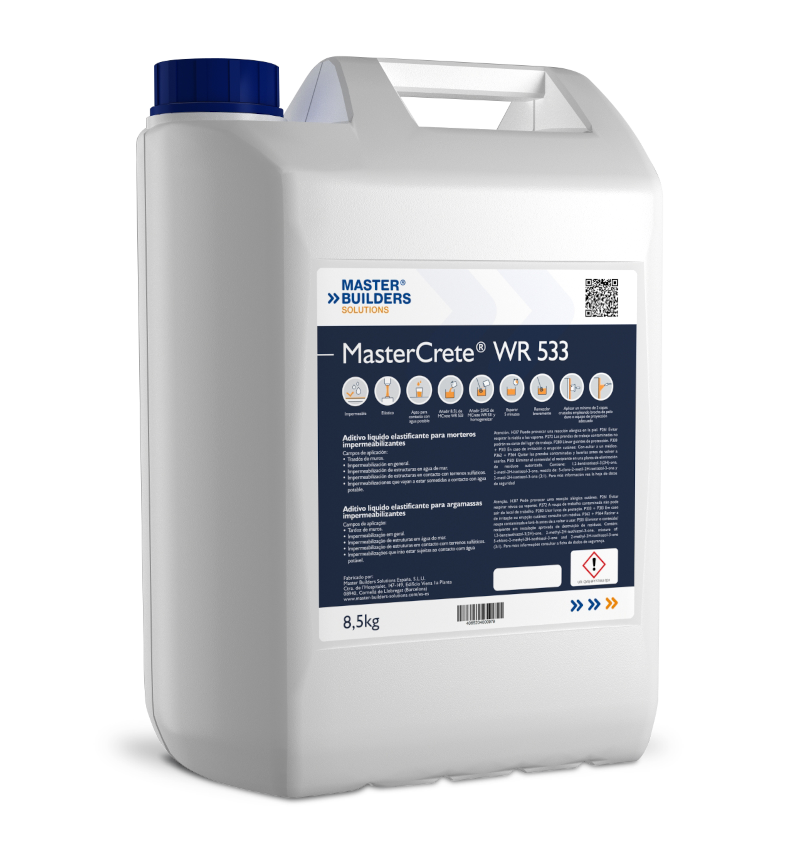 MasterCrete WR 533: Aditivo líquido elastificante para argamassas ...