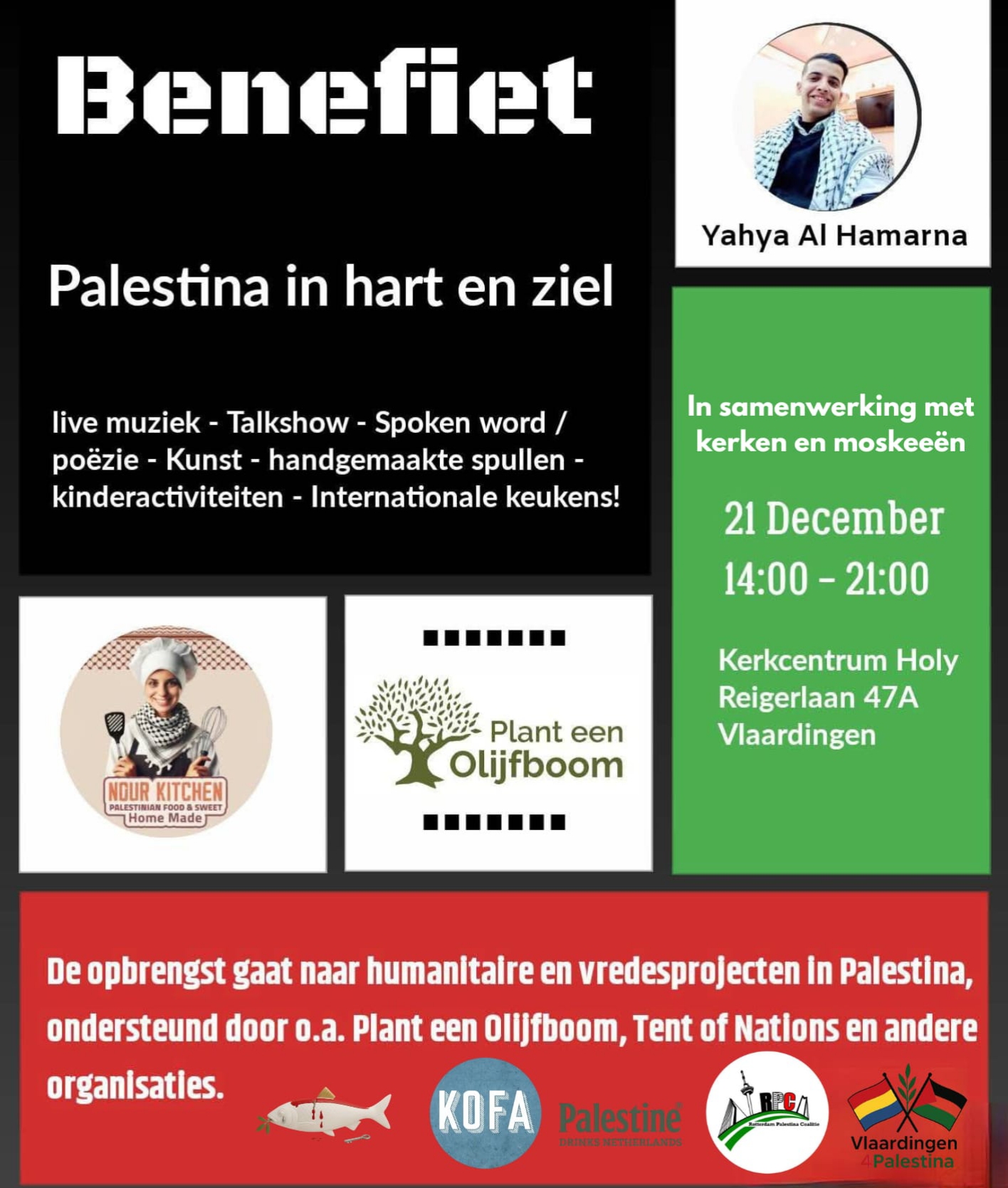 Benefiet “Palestina in Hart en Ziel” | Uitagenda Vlaardingen
