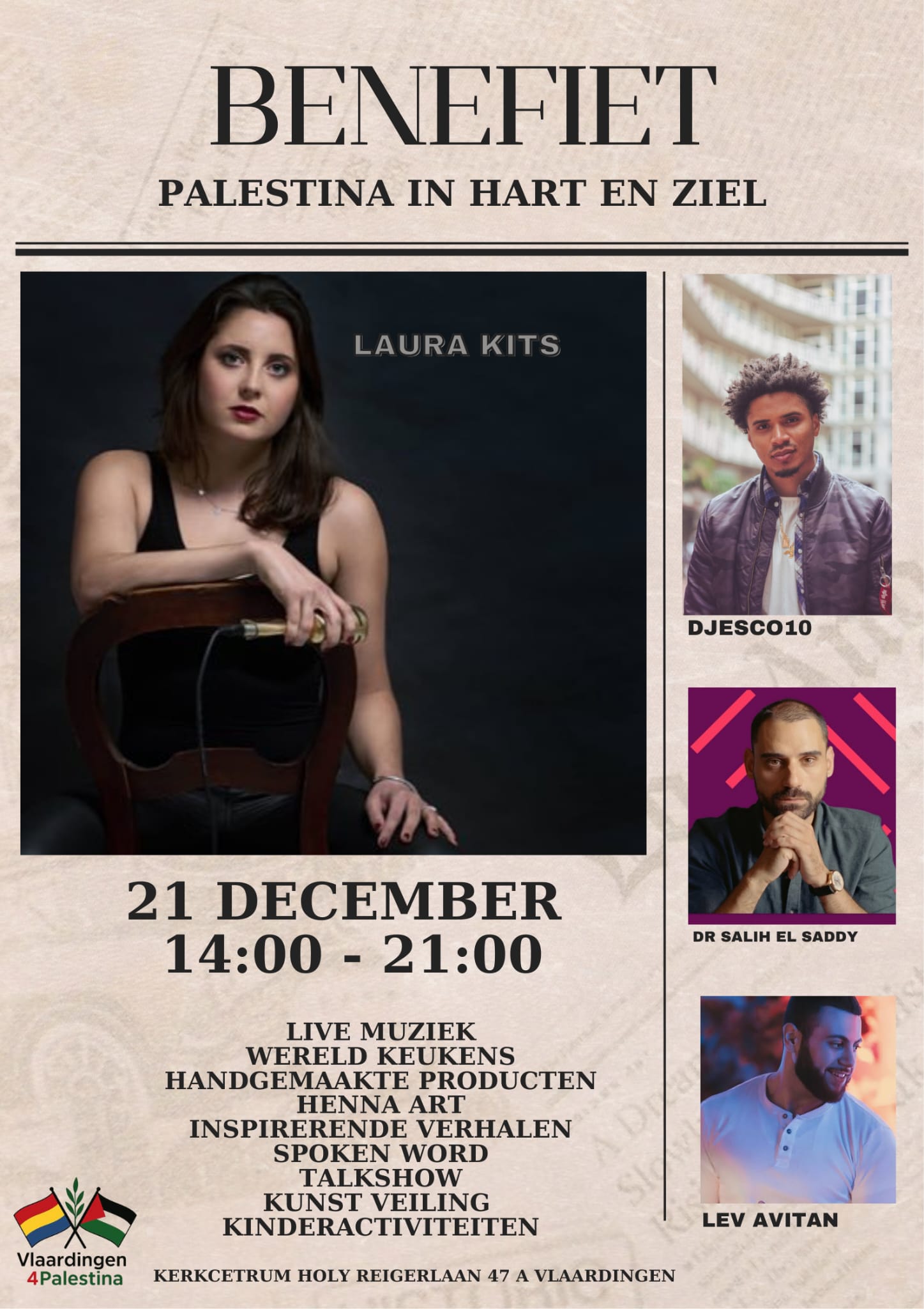 Benefiet “Palestina in Hart en Ziel” | Uitagenda Vlaardingen