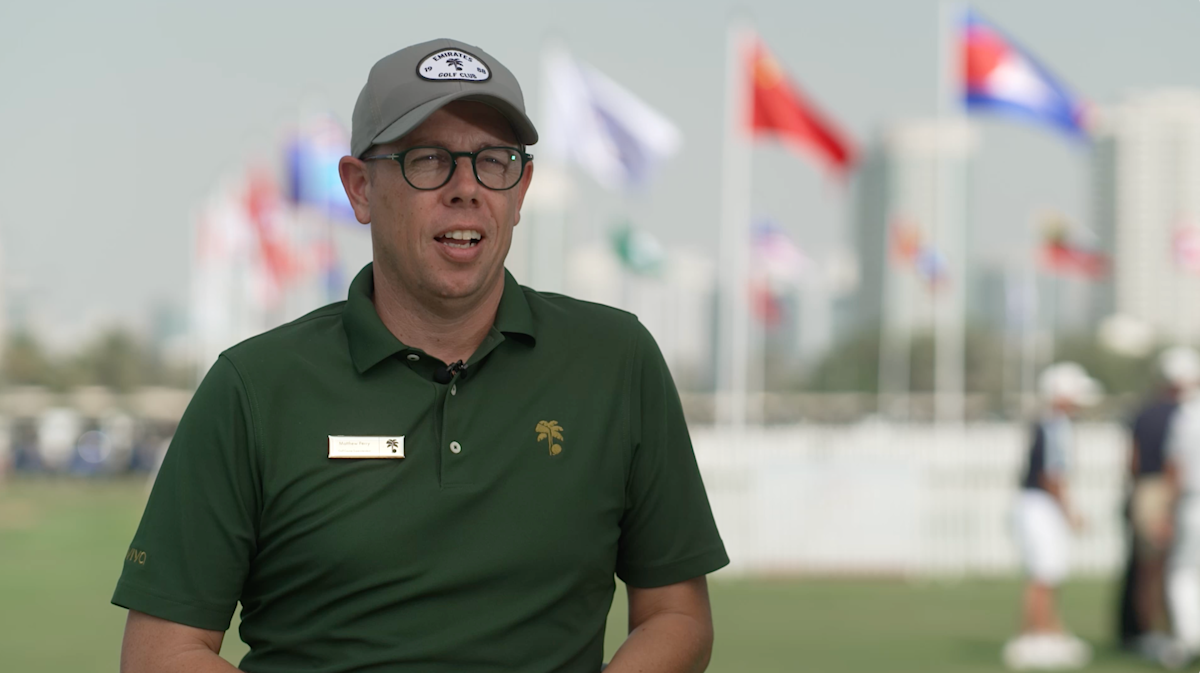 Watch: Emirates Golf Club Superintendent | Matthew Perry