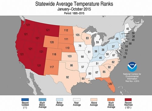 8 Western States Have Warmest Year So Far | Climate Central
