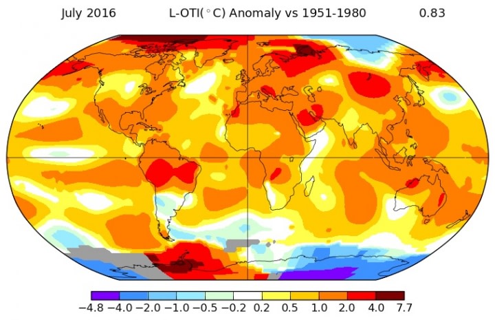 Scorching July is World's Hottest Month on Record | Climate Central