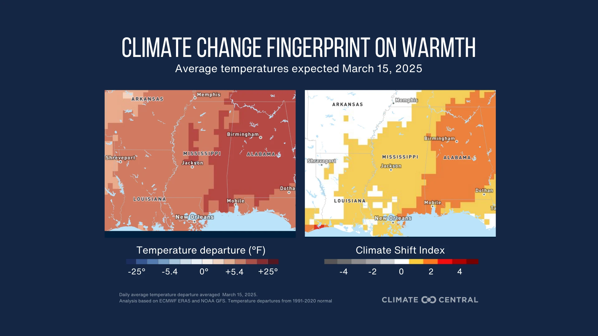 Climate-driven warmth aids two-day, early-spring severe weather threat | Climate Central