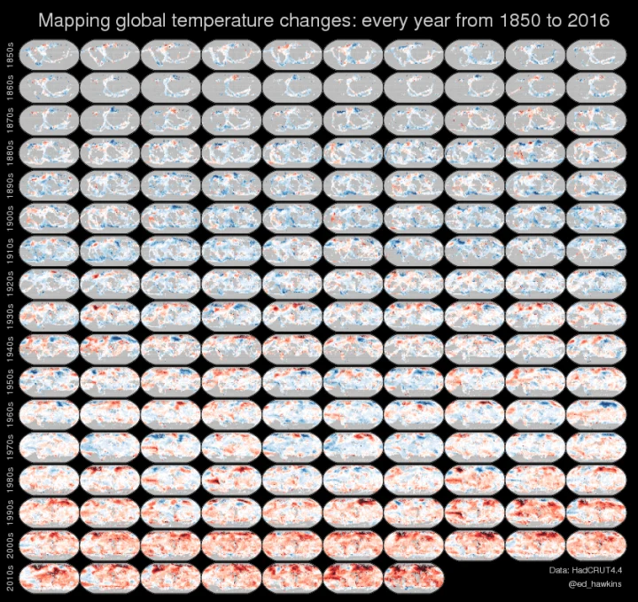 167 Tiny Maps Tell the Major Story of Climate Change | Climate Central