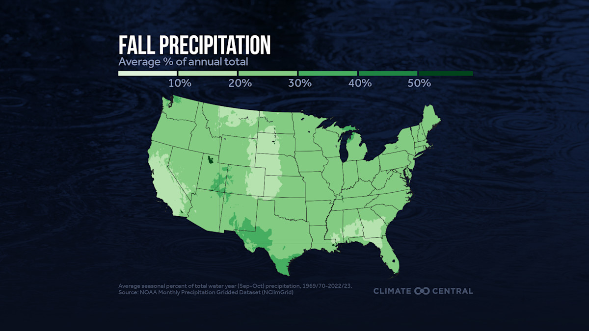 Wettest Seasons in U.S. Regions | Climate Central