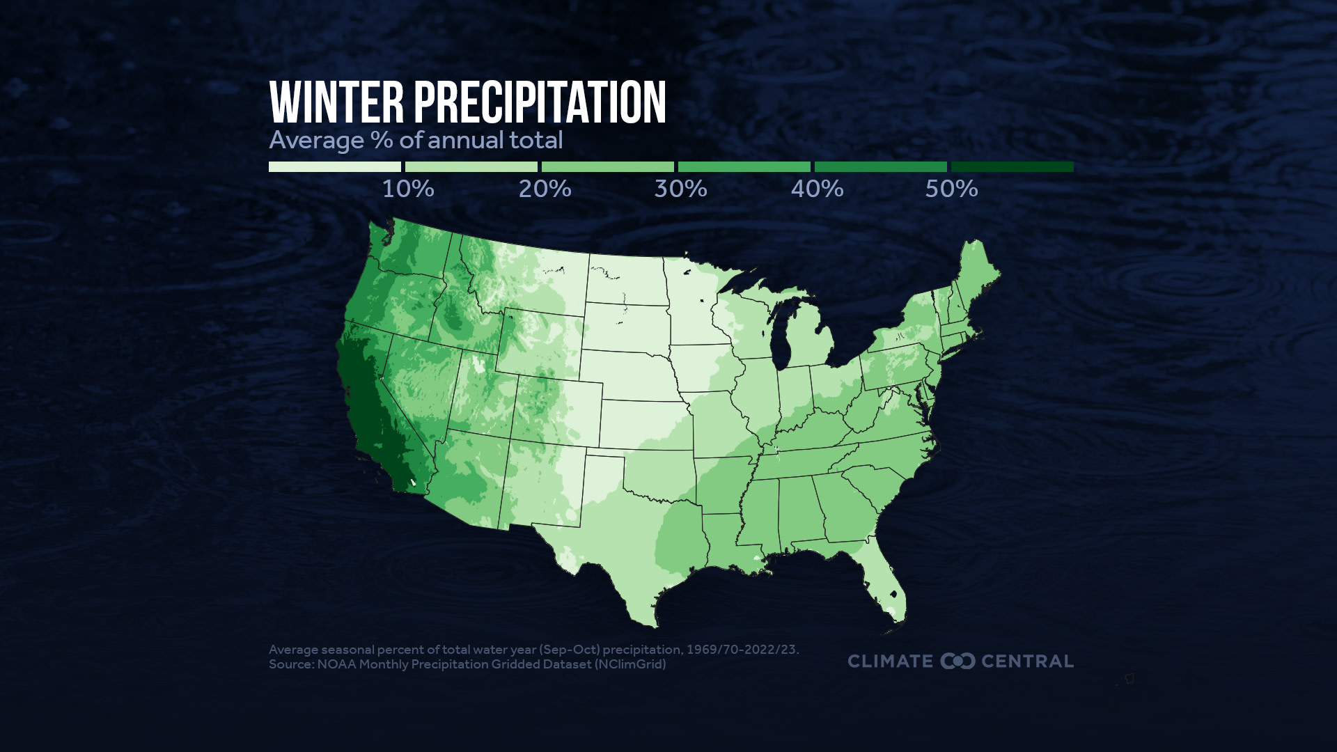 Wettest Seasons in U.S. Regions | Climate Central