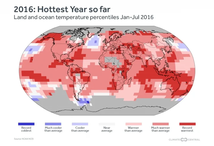 July Makes 15 Record Hot Months in a Row | Climate Central