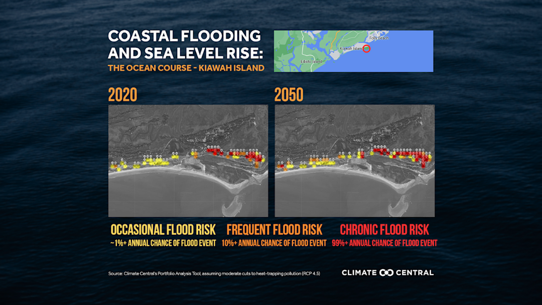 As rising seas flood Charleston's fairways, its municipal golf course ...