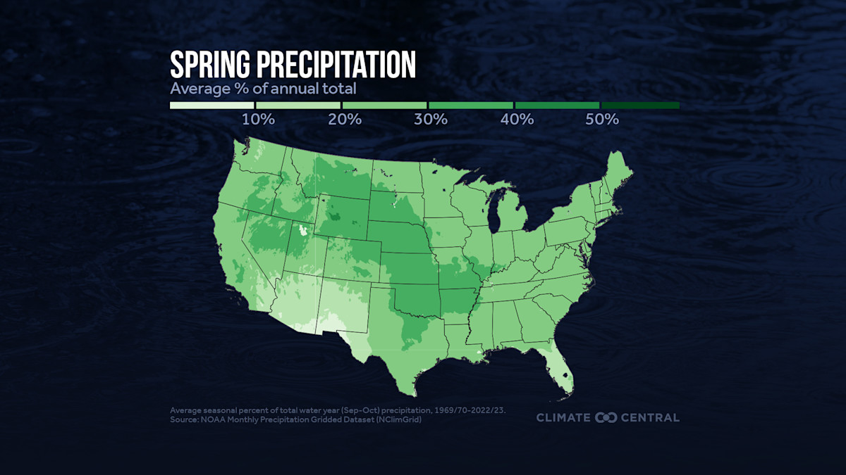 Wettest Seasons in U.S. Regions | Climate Central