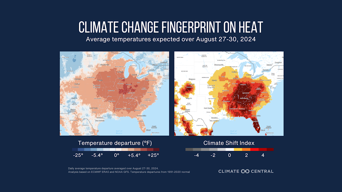 Climate Change Fuels Record Breaking Late Summer Heat In The Eastern U